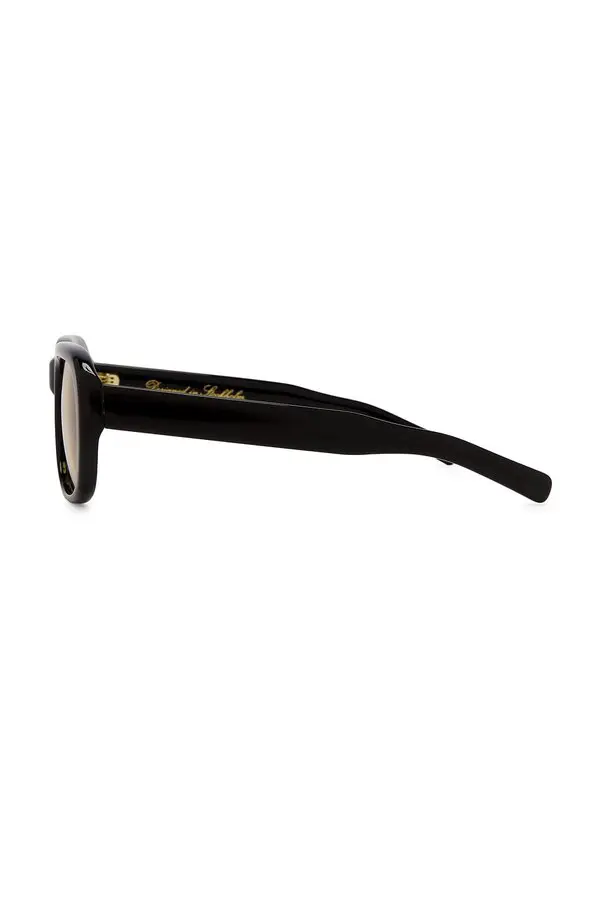 Chimi Louis Sunglasses In Black & Brown Yellow - 35% Off